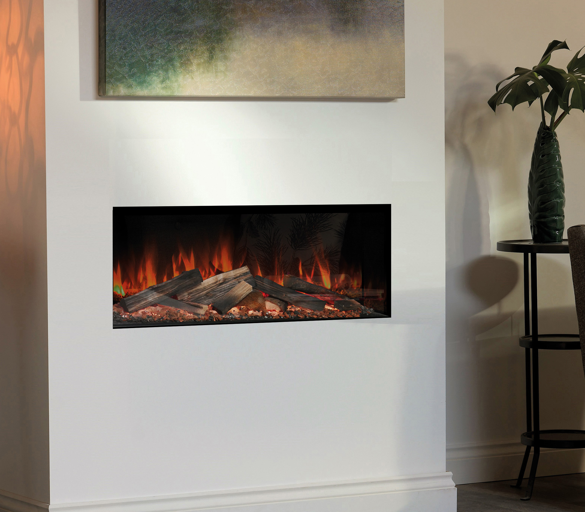 Evonic E-lectra | Modern LED Electric Fireplace Range